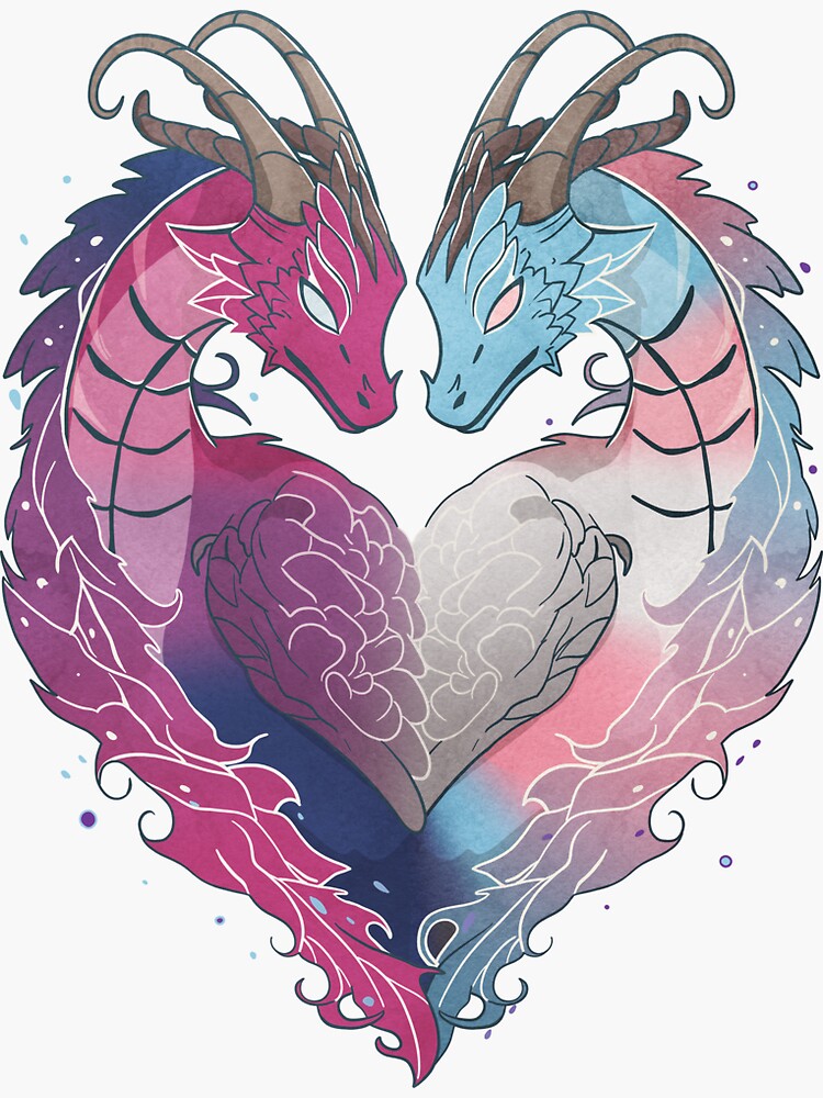 "Bisexual Transgender Dragons LGBT Pride Flag" Sticker for Sale by ...