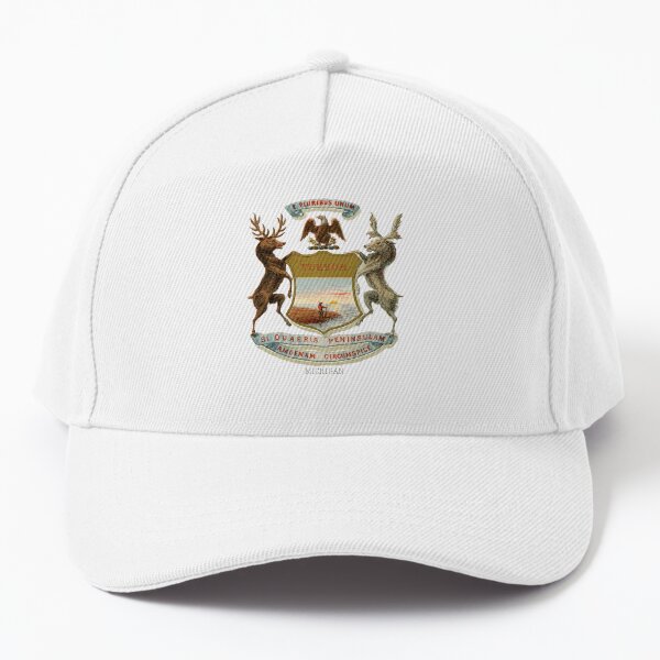"1876 Michigan Coat of Arms" Cap for Sale by historicimage | Redbubble