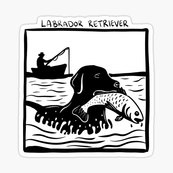"Labrador Retriever Stamp Art" Sticker for Sale by BrinaDraws | Redbubble