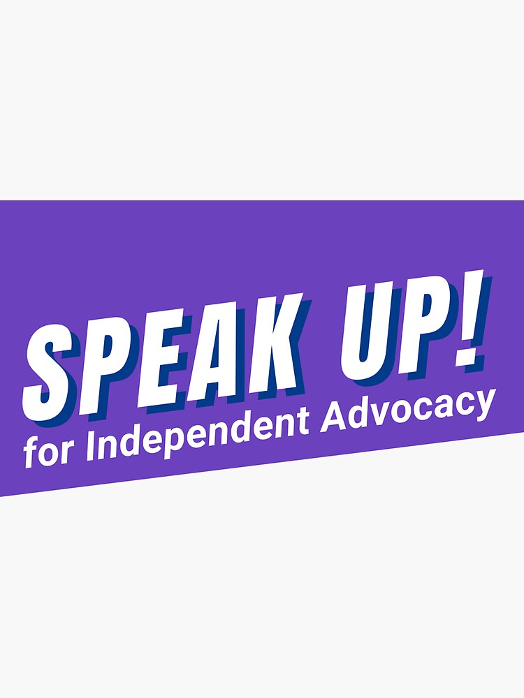 "Speak Up!" Sticker for Sale by Disability Australia | Redbubble