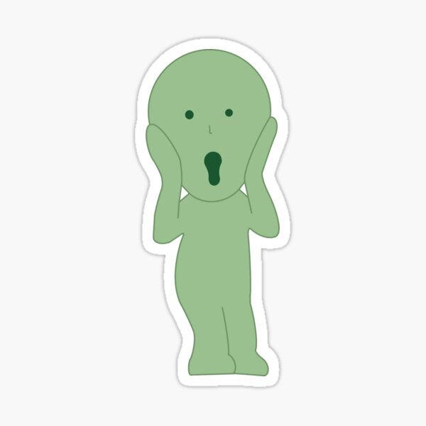 "Smiski Series 1 Secret Scream" Sticker for Sale by aatikart | Redbubble