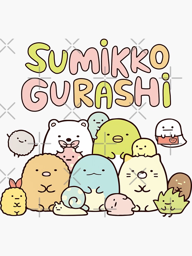 "Team Sumikko Gurashi: Uniting Cuteness and Friendship!" Sticker for ...