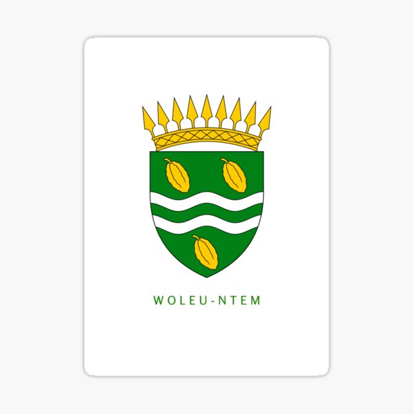 Sticker mit "Woleu-Ntem-Wappen" von MayzArt241 | Redbubble