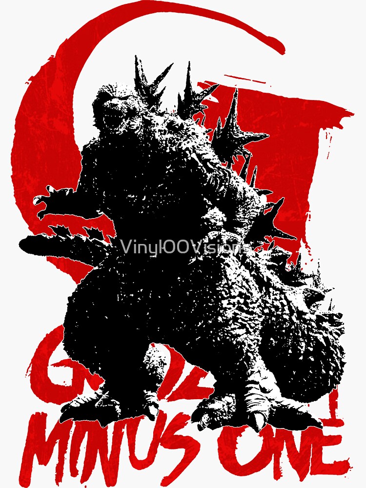 "Godzilla Minus One" Sticker for Sale by Vinyl00Visions | Redbubble
