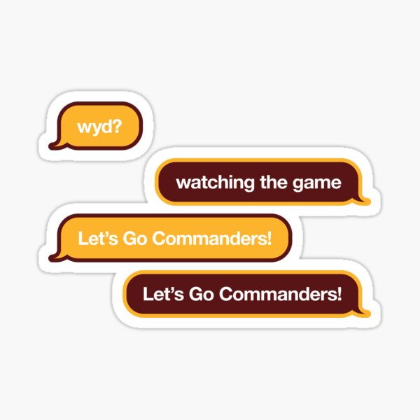 "WYD text message" Sticker for Sale by John Abernathy | Redbubble