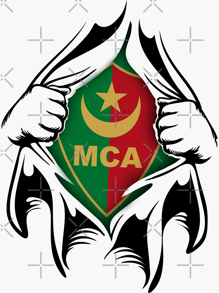 Sticker avec l'œuvre « Mouloudia Club d'Alger » de l'artiste Muss 86 ...