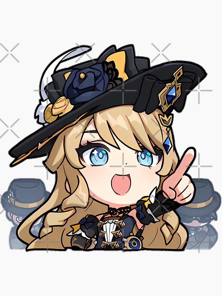 "Navia | Genshin Impact" Sticker for Sale by Verthalies | Redbubble