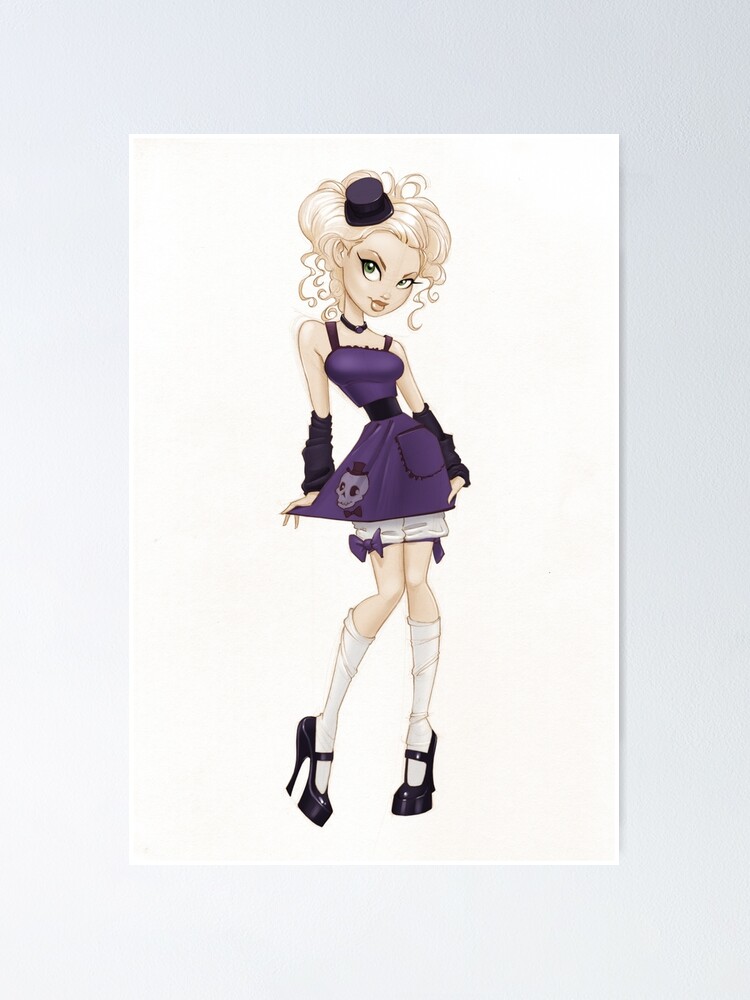 "Purple Durple" Poster by PinUpToons | Redbubble
