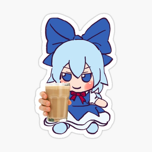 "I draw cirno fumo plush giving you choccy milk because your epic baka ...