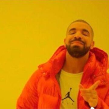 "Drake meme" Sticker for Sale by retikeee | Redbubble