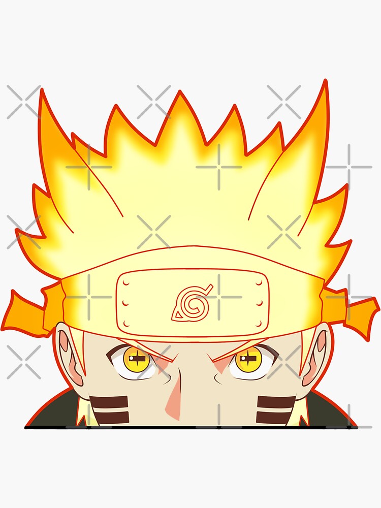 "Anime Peeker" Sticker for Sale by kamuicolors | Redbubble