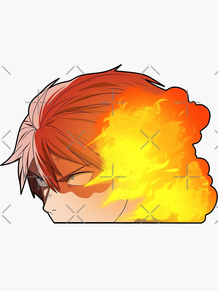 "Anime Peeker" Sticker for Sale by kamuicolors | Redbubble