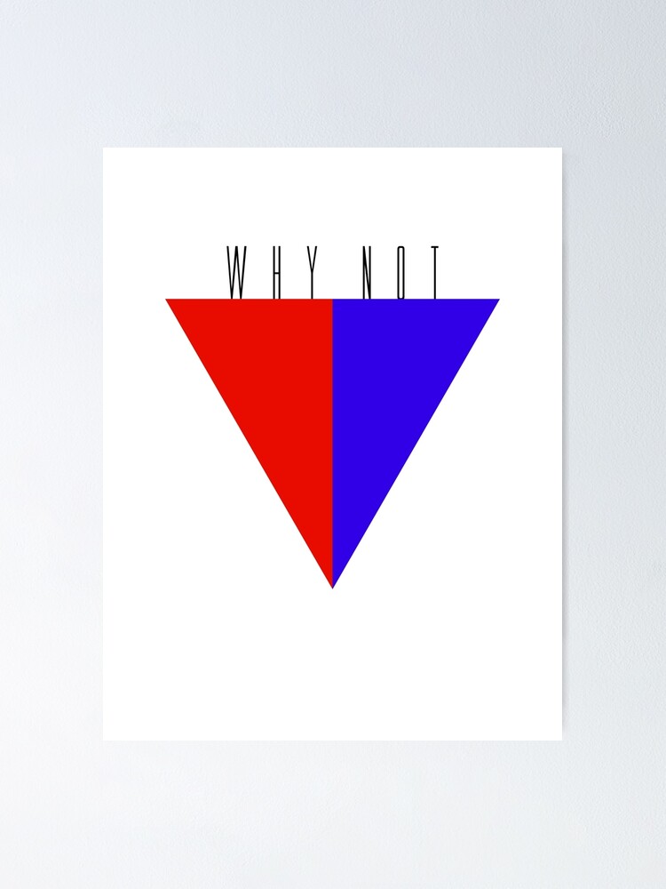 "Why Not" Poster by Aesthetic909 | Redbubble