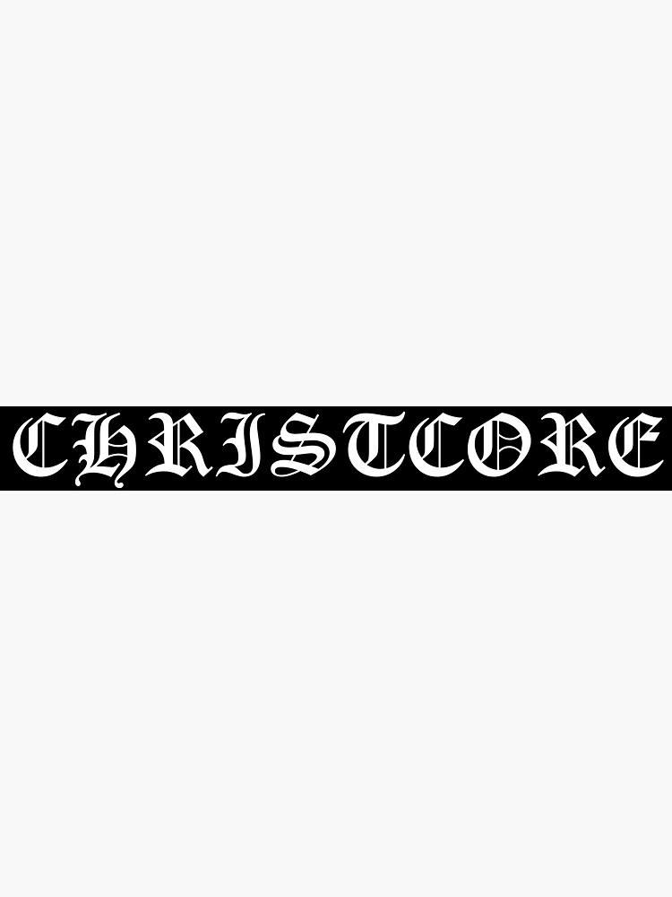 "Christcore Christan Metal Hardcore Punk" Sticker for Sale by ...