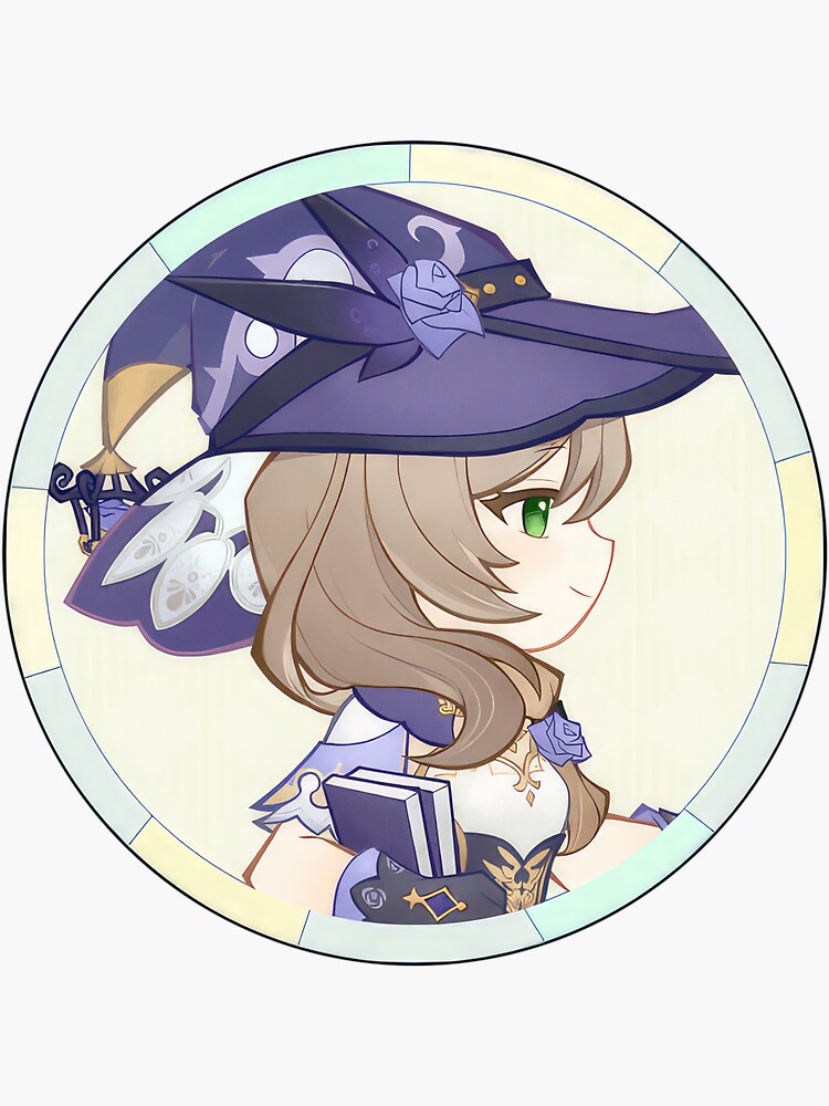 "Lisa Sticker, Genshin Impact" Sticker by Demray | Redbubble