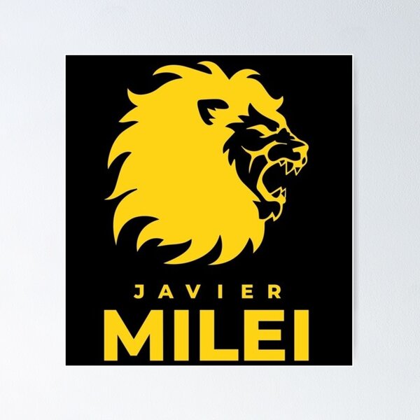 "Logo Javier Milei" Poster by 898music | Redbubble