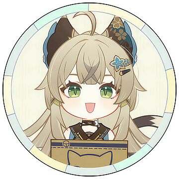 "Kirara Sticker, Genshin Impact" Sticker by Demray | Redbubble