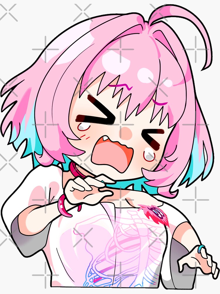 "Crying Riamu Chibi ~ Anime" Sticker for Sale by internet-joshi | Redbubble
