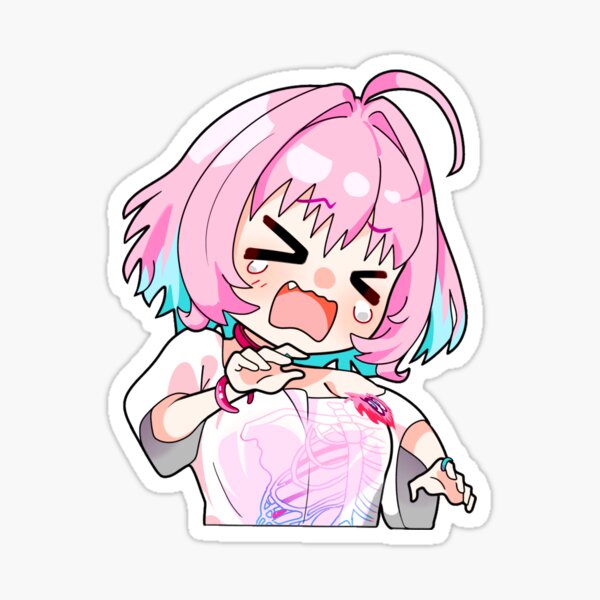 "Crying Riamu Chibi ~ Anime" Sticker for Sale by internet-joshi | Redbubble