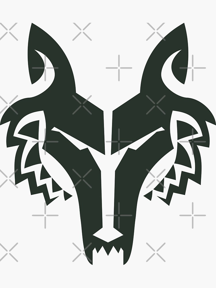 "Wolf Pack - symbol" Sticker for Sale by SurtonDesign | Redbubble