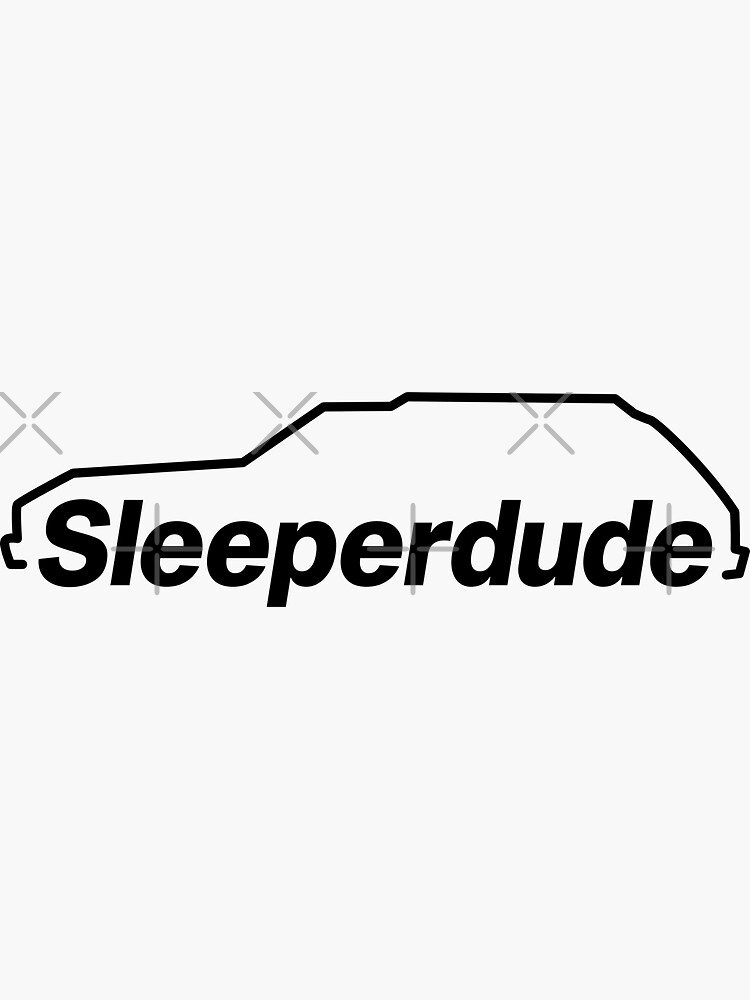 "Sleeperdude Merch Sleeper Dude Logo" Sticker for Sale by chalaurate ...