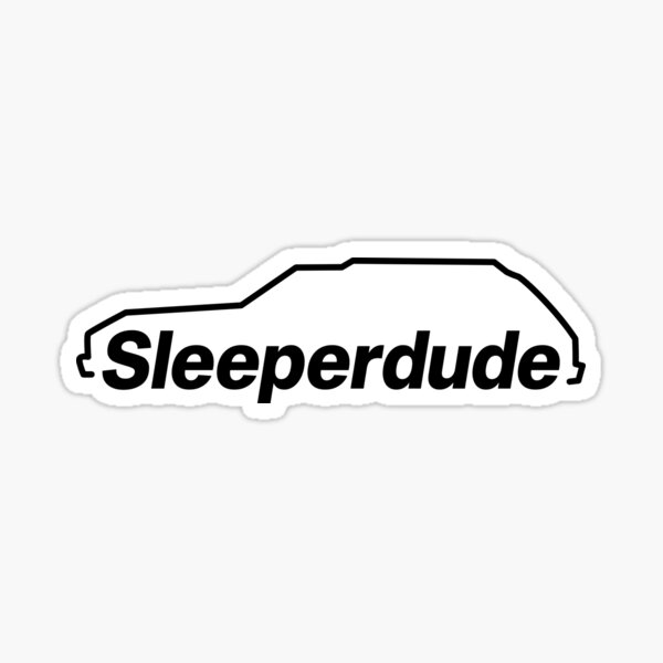 "Sleeperdude Merch Sleeper Dude Logo" Sticker for Sale by chalaurate ...