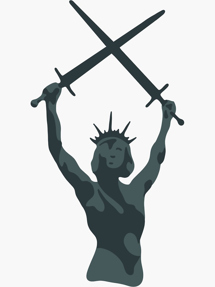 "Statue of Panem" Sticker for Sale by whimsicali | Redbubble