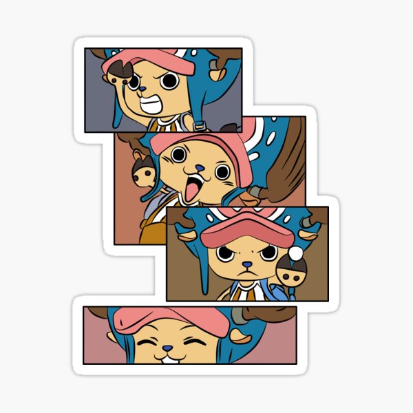 "Chopper_Anime_Manga_One piece" Sticker for Sale by Infinirish | Redbubble
