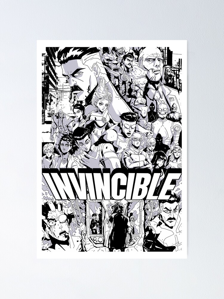 "Invincible Manga Page Style " Poster for Sale by hansoloski | Redbubble