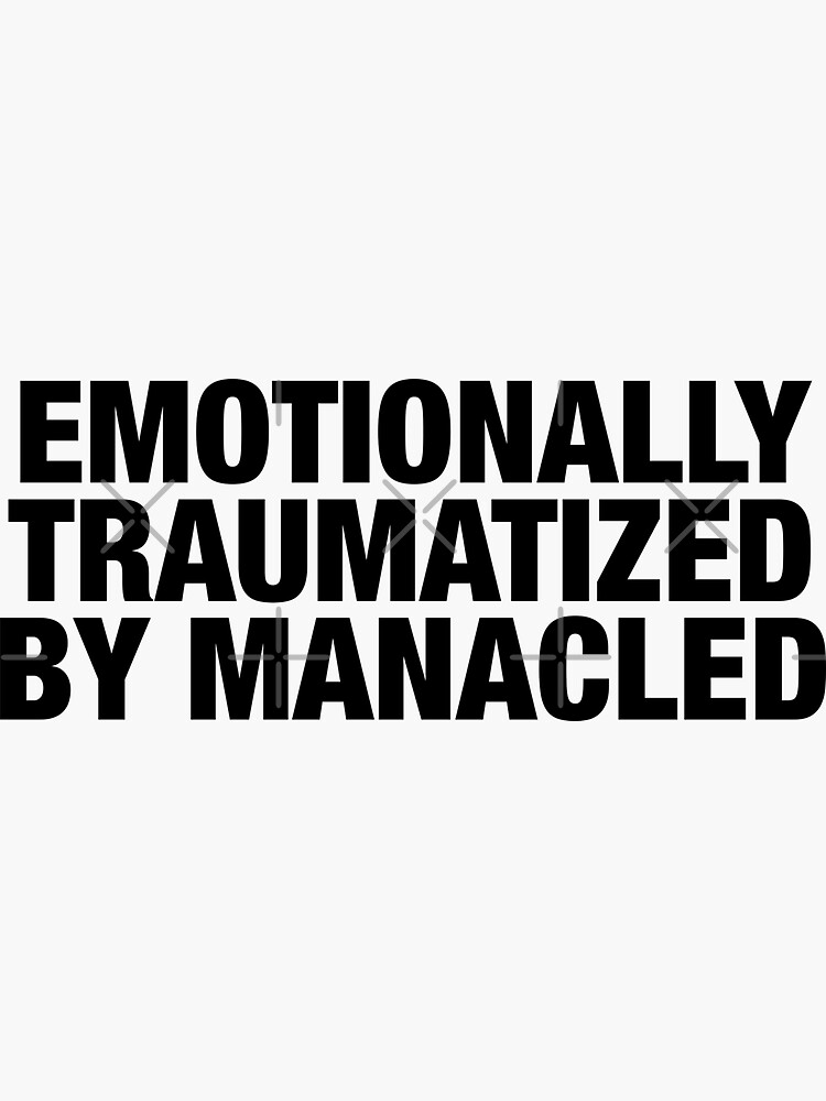 "Dramione Emotionally Traumatized by Manacled" Sticker for Sale by ...