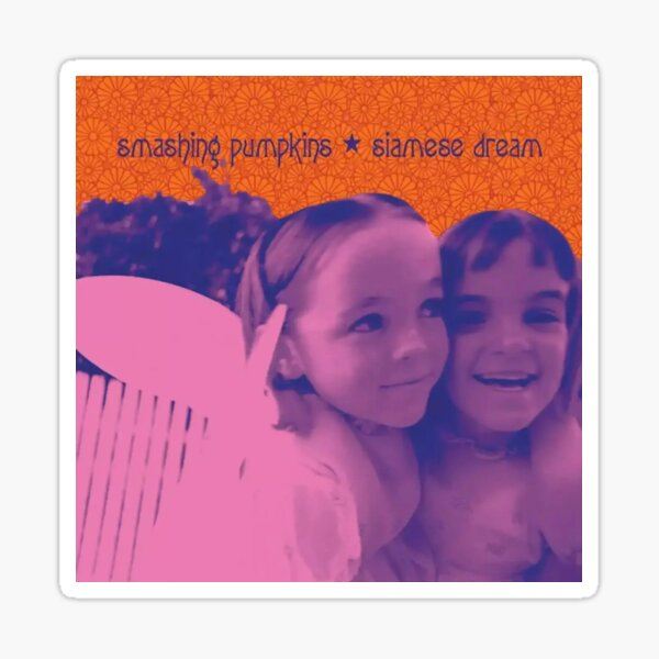 "Siamese Dreams Smashing Pumpkins" Sticker for Sale by Spvilles | Redbubble