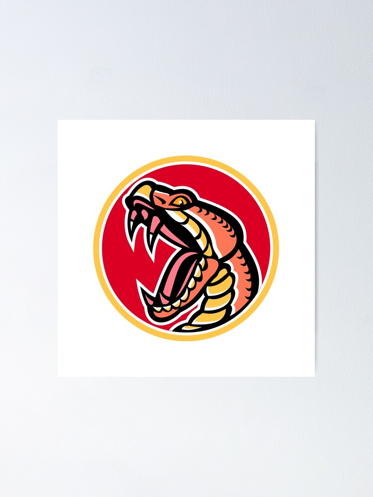 "Copperhead Snake Mascot" Poster for Sale by patrimonio | Redbubble