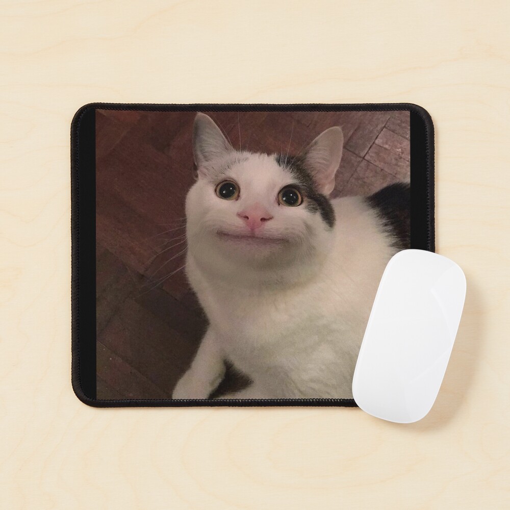 "The Polite Cat Meme" Sticker for Sale by EsmuVladiks | Redbubble