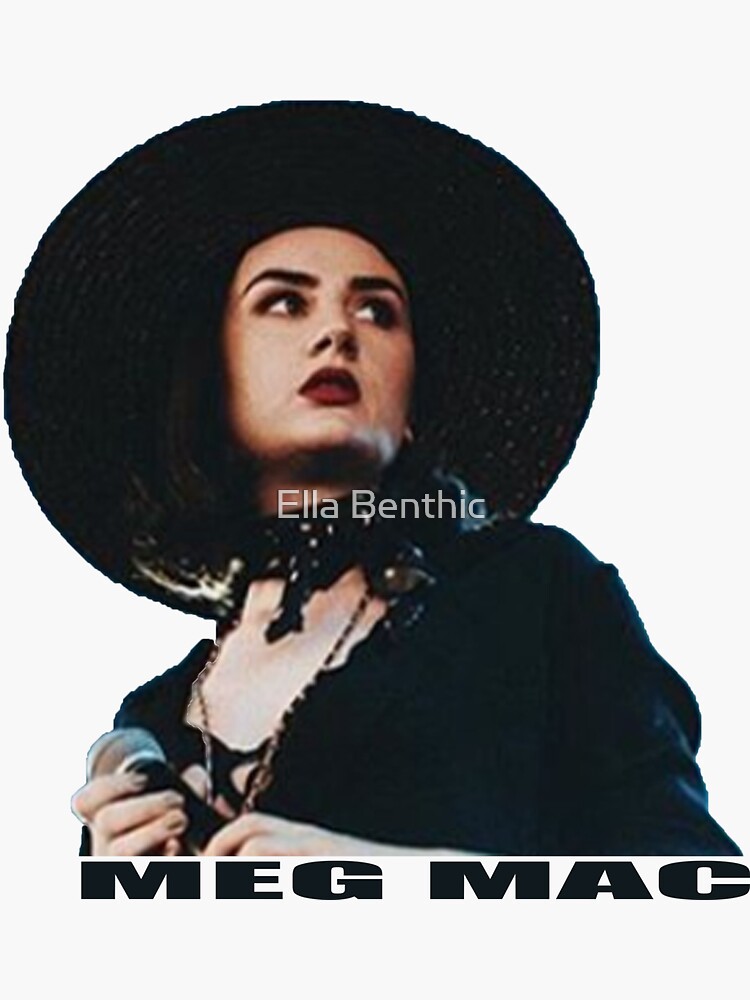 "meg mac design" Sticker for Sale by ella-cashman | Redbubble