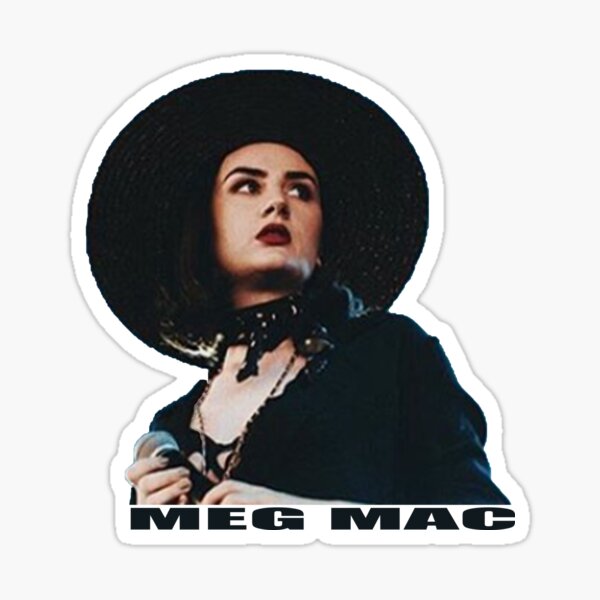 "meg mac design" Sticker for Sale by ella-cashman | Redbubble