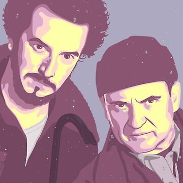 "Home alone, harry and marv" Sticker by doorzz | Redbubble