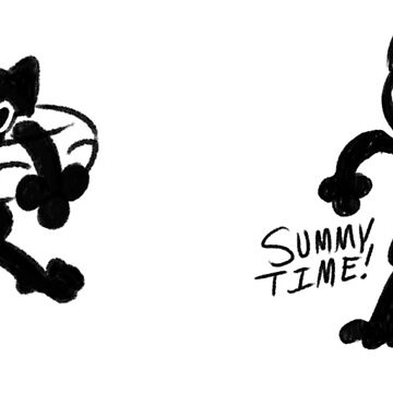 "Summer Cats" Sticker for Sale by Sephy123 | Redbubble