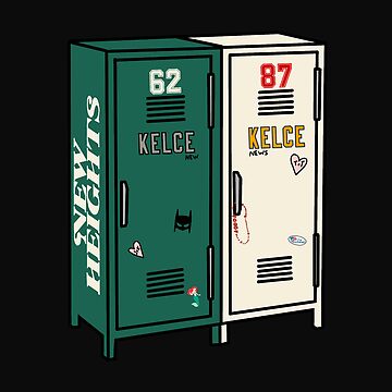 "New Heights podcast locker art" Sticker for Sale by jambtown | Redbubble