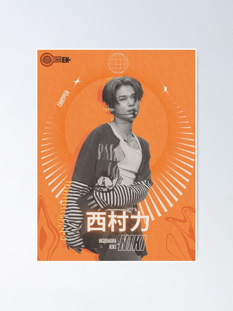 "Enhypen Niki (Nishimura Riki)" Poster for Sale by roemarkable | Redbubble