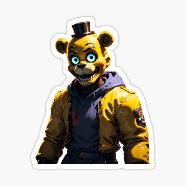 "Five nights at freddys golden freddy" Sticker for Sale by MyDesigns88 ...