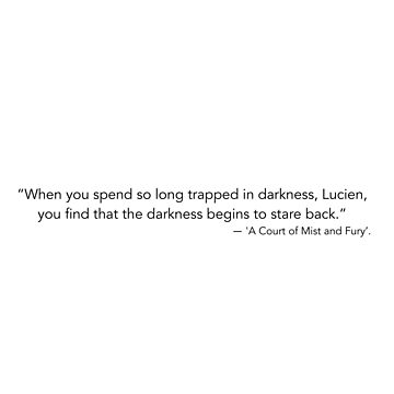 "Feyre a court of mist and fury quote " Sticker for Sale by Artbymanu ...