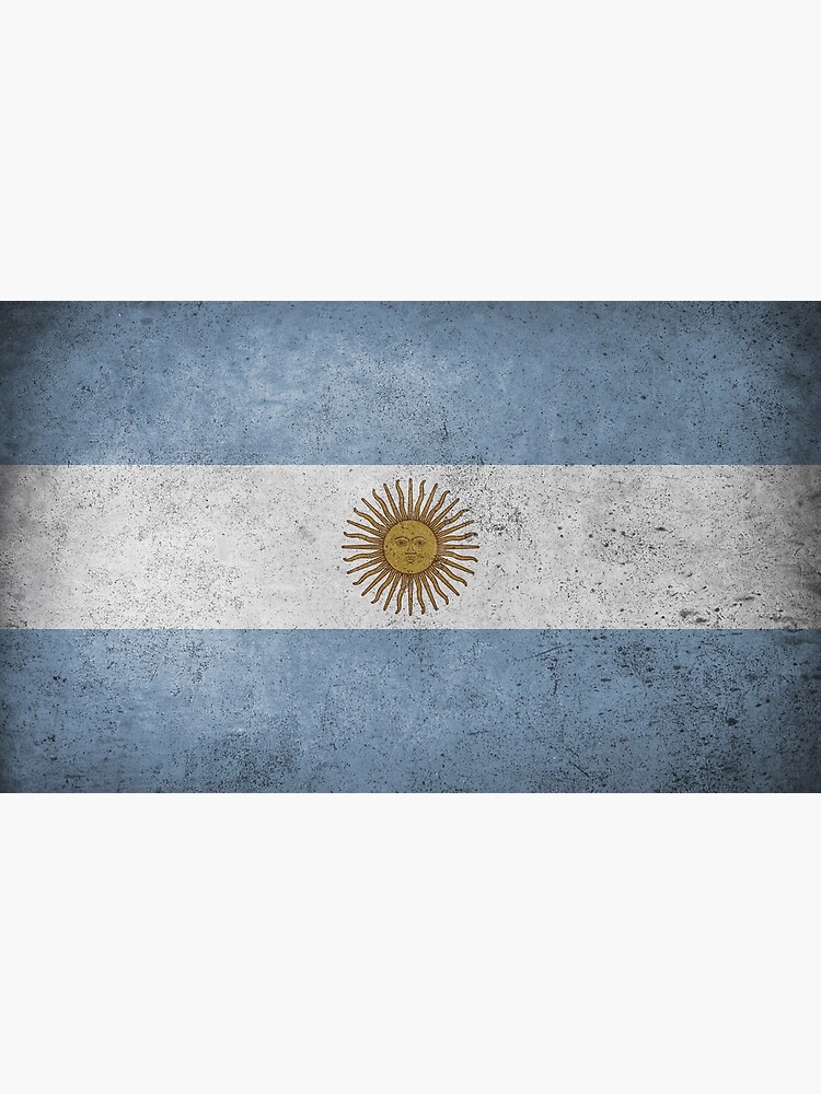 "Distressed, Old, Faded & Worn Flag of Argentina (Bandera Argentina ...