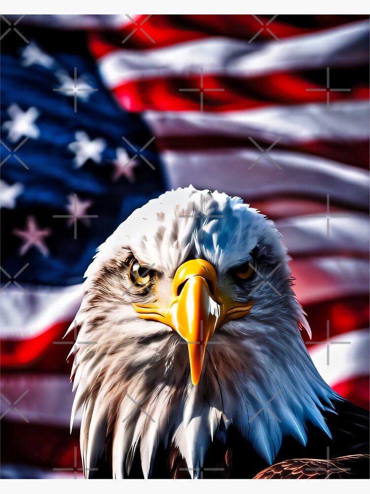 "American Eagle" Sticker for Sale by AIncredible | Redbubble