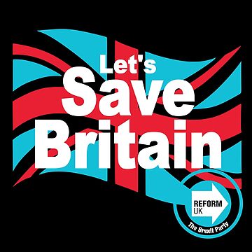 "lets save Britain - reform UK" Sticker for Sale by Colorfulman | Redbubble
