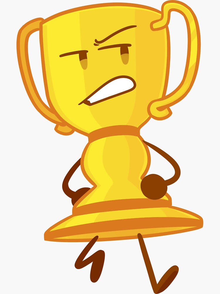 "Trophy (Inanimate Insanity)" Sticker for Sale by PuppyRelp | Redbubble