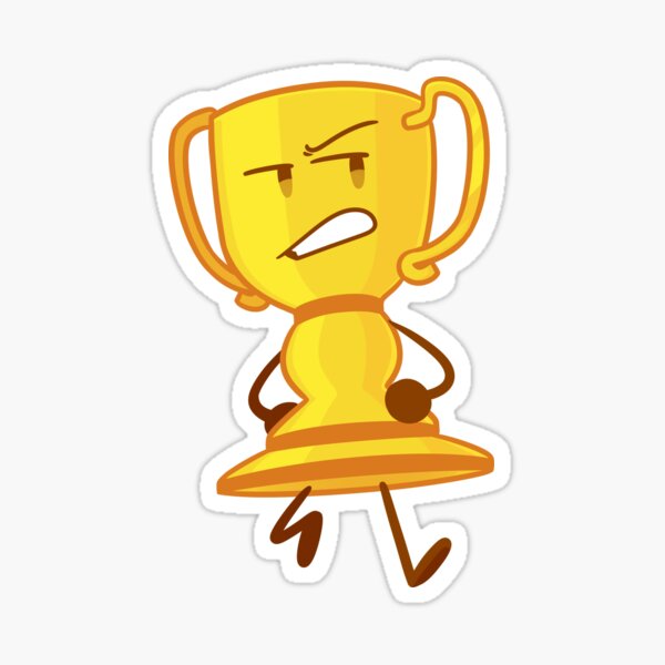 "Trophy (Inanimate Insanity)" Sticker for Sale by PuppyRelp | Redbubble