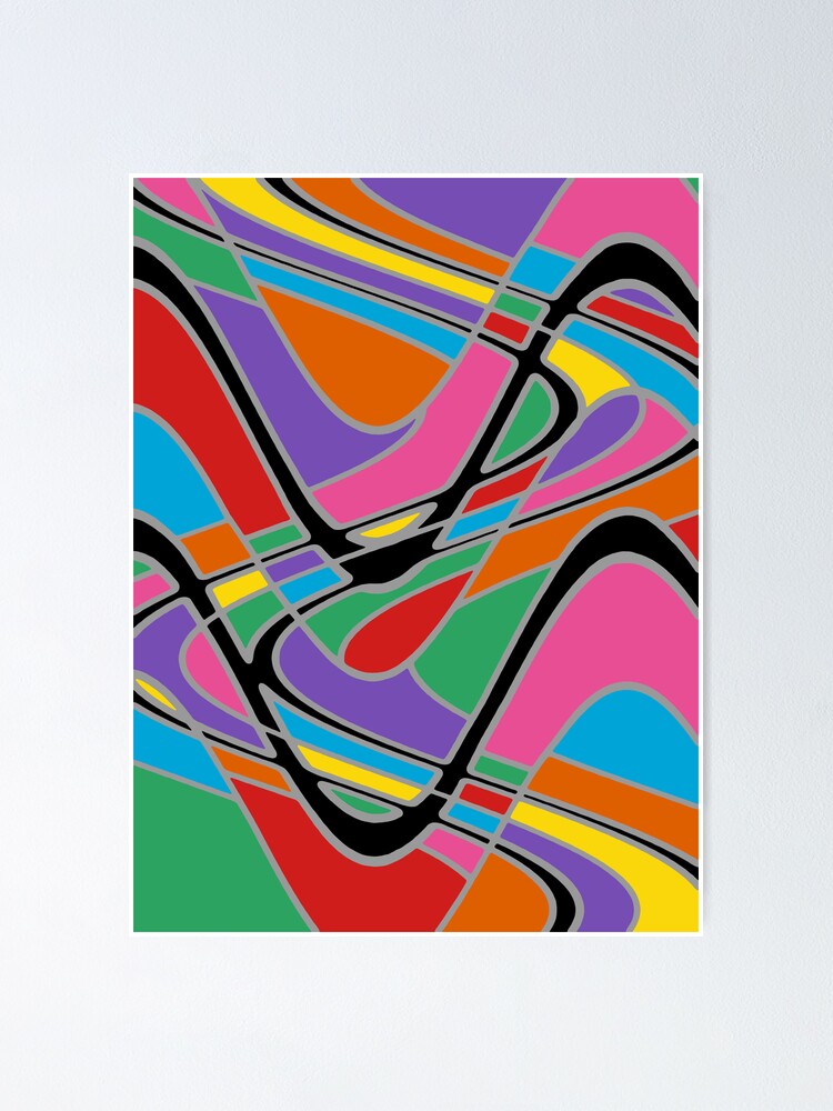 "Retro Art - Vivid Colour #22" Poster by sekodesigns | Redbubble