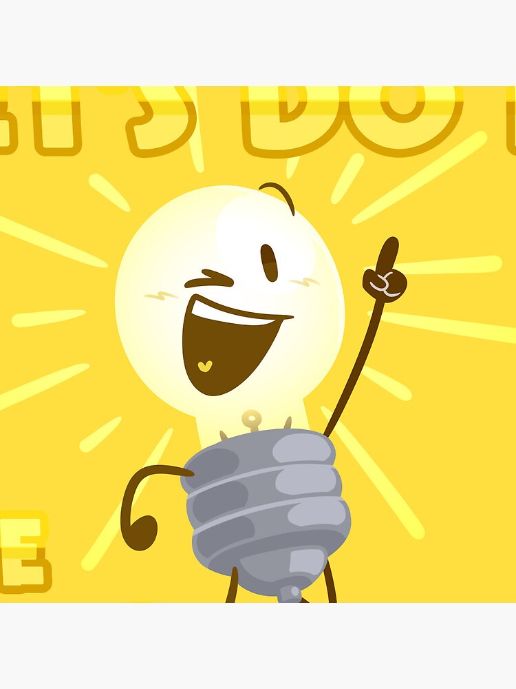 "Lightbulb (Inanimate Insanity)" Pin for Sale by PuppyRelp | Redbubble