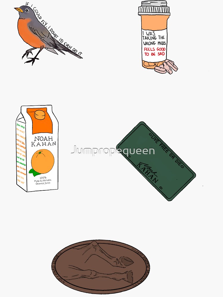 "Noah kahan stick season sticker bundle" Sticker for Sale by ...