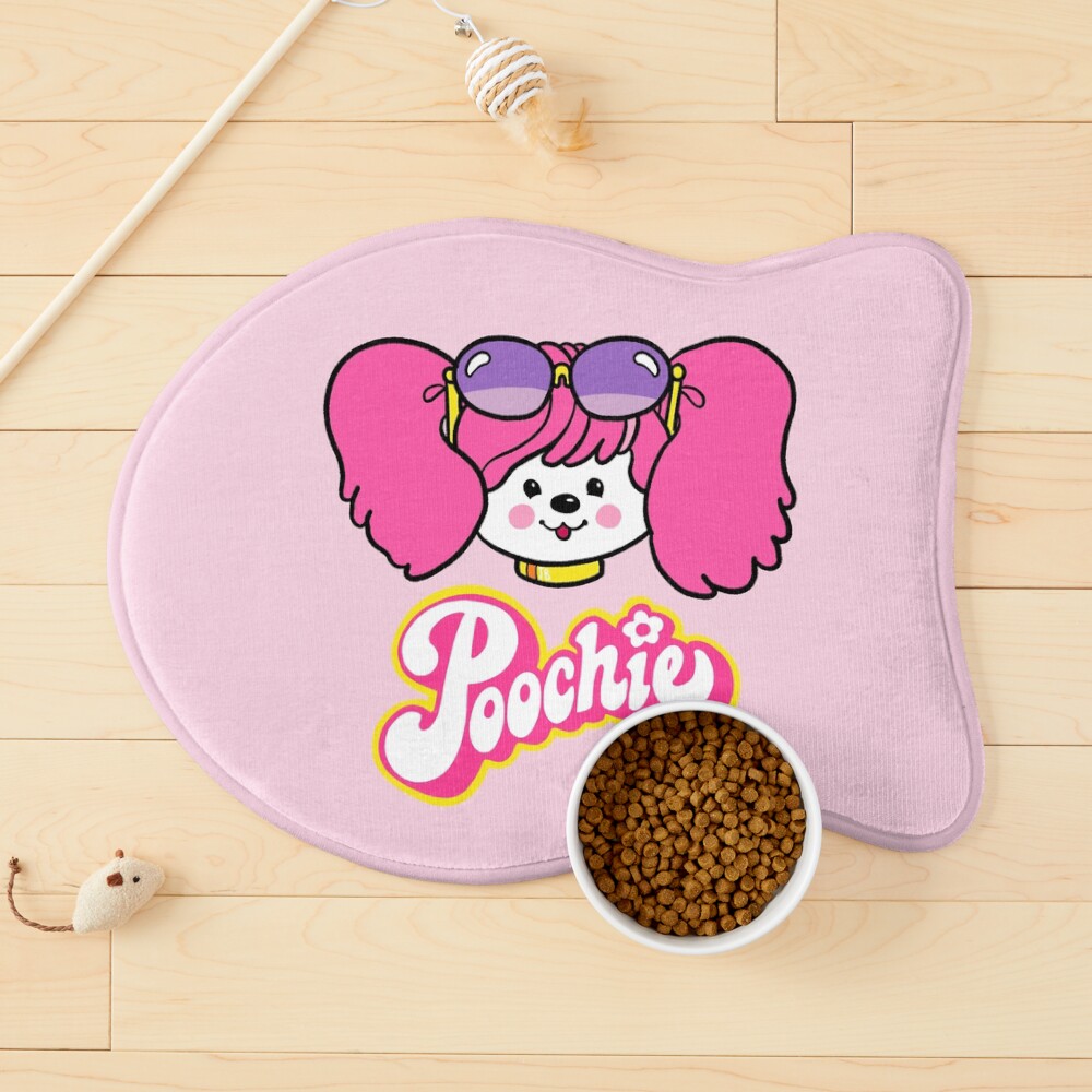 "Poochie Face - Retro 80s Pink Dog" Sticker for Sale by FunnehGacha ...